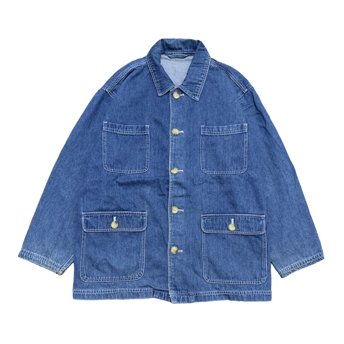 Denim Jacket × Japanese Brand × Workers Japanese brand Denim chore ...