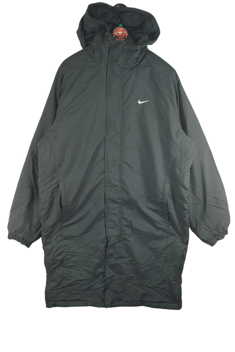 Nike Vintage Nike Long Jacket Small Logo | Grailed