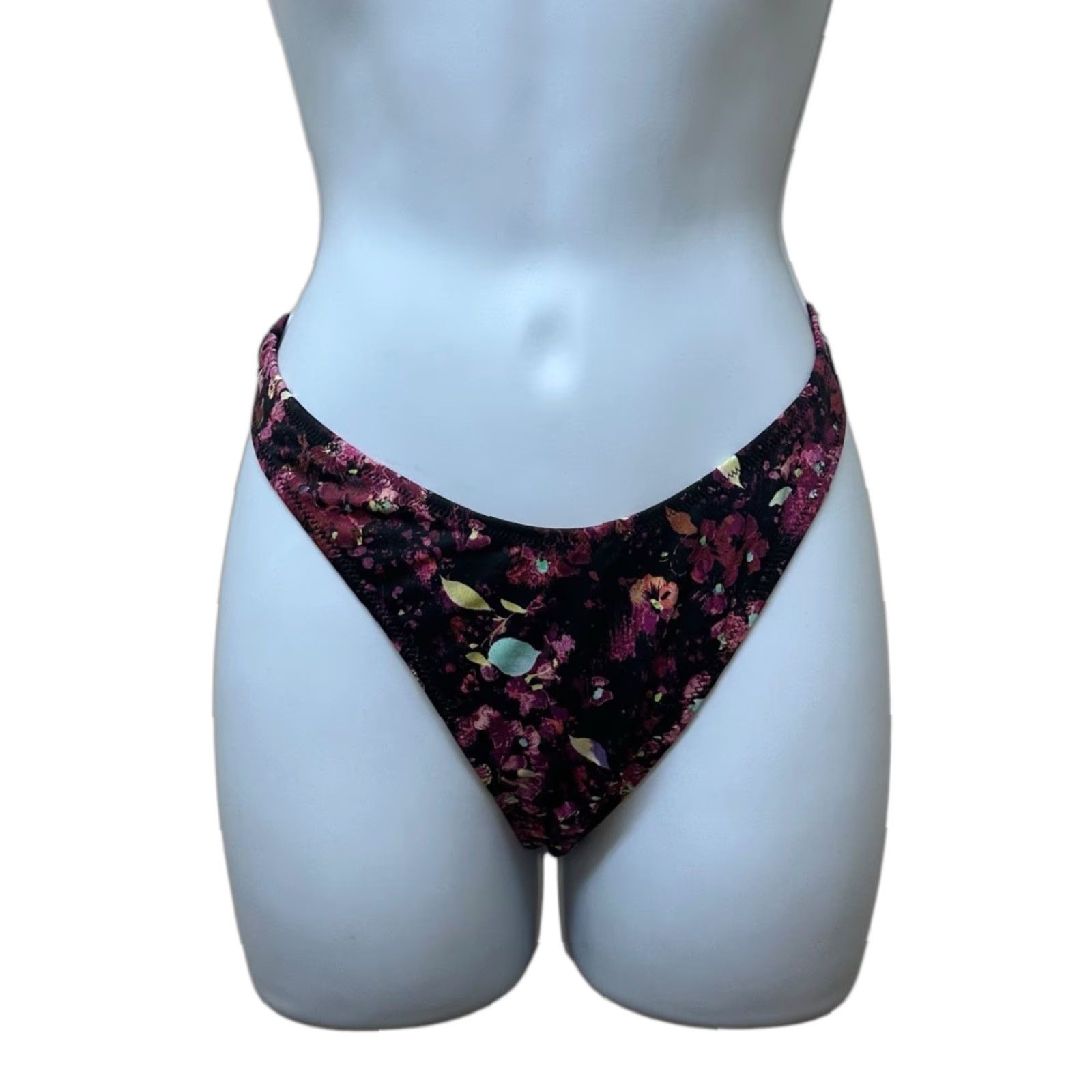 Victoria's Secret Victoria's Secret Bikini Bottom Women's M Black Pink ...