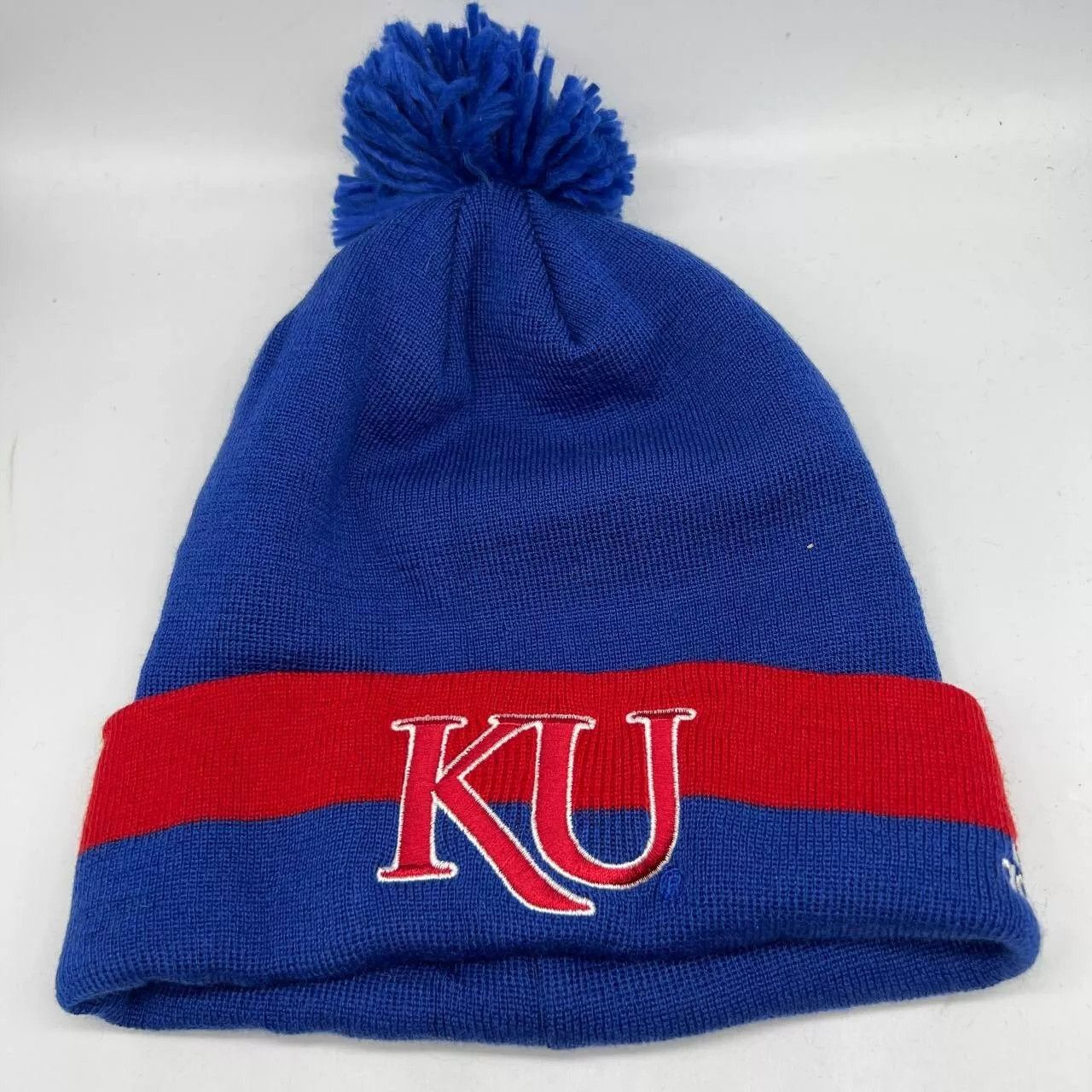Adidas Kansas Jayhawks University NCAA Hat Beanie Pom Pom Cap Men | Grailed