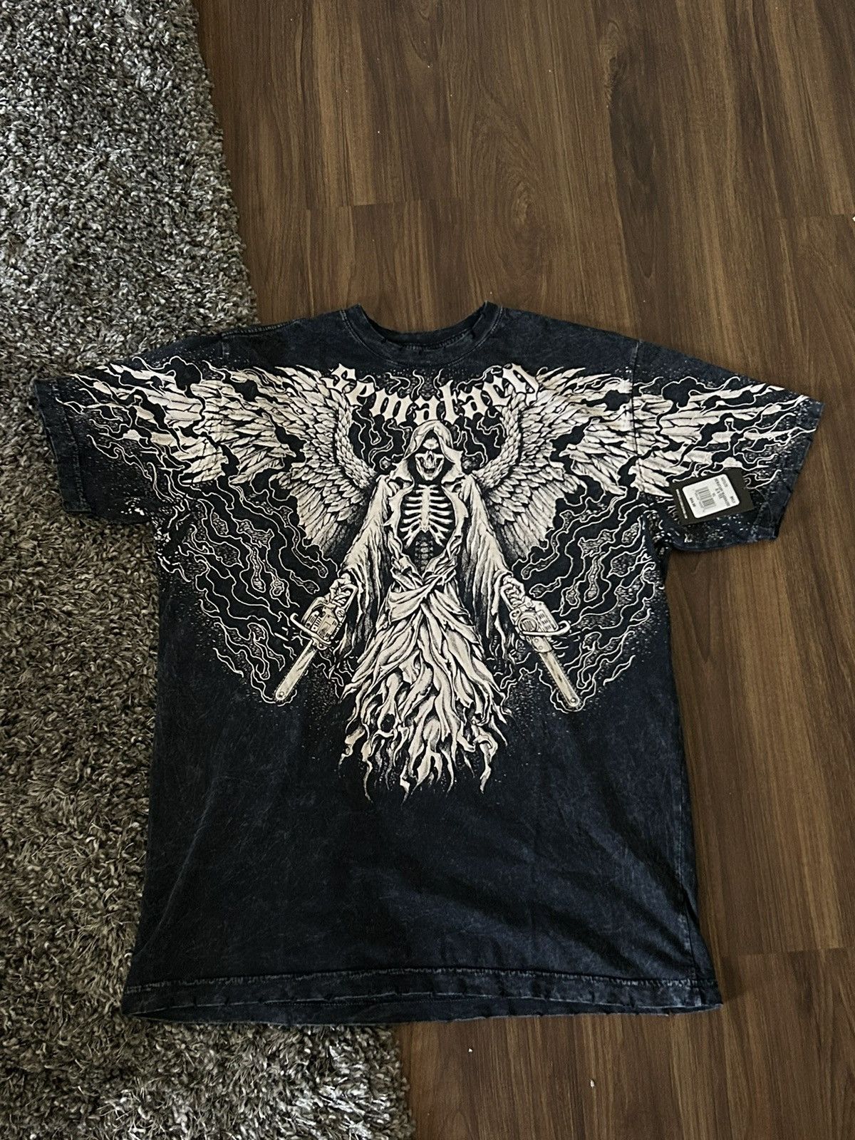 Affliction × Haunted Mound SEMATARY CHAINSAW SHIRT XL AFFLICTION X ...