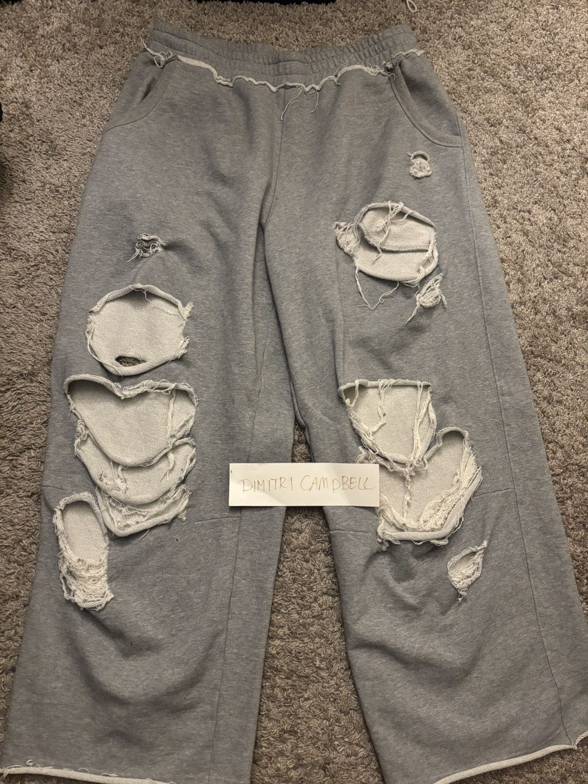 Jaded London Jaded london distressed baggy monster sweats | Grailed