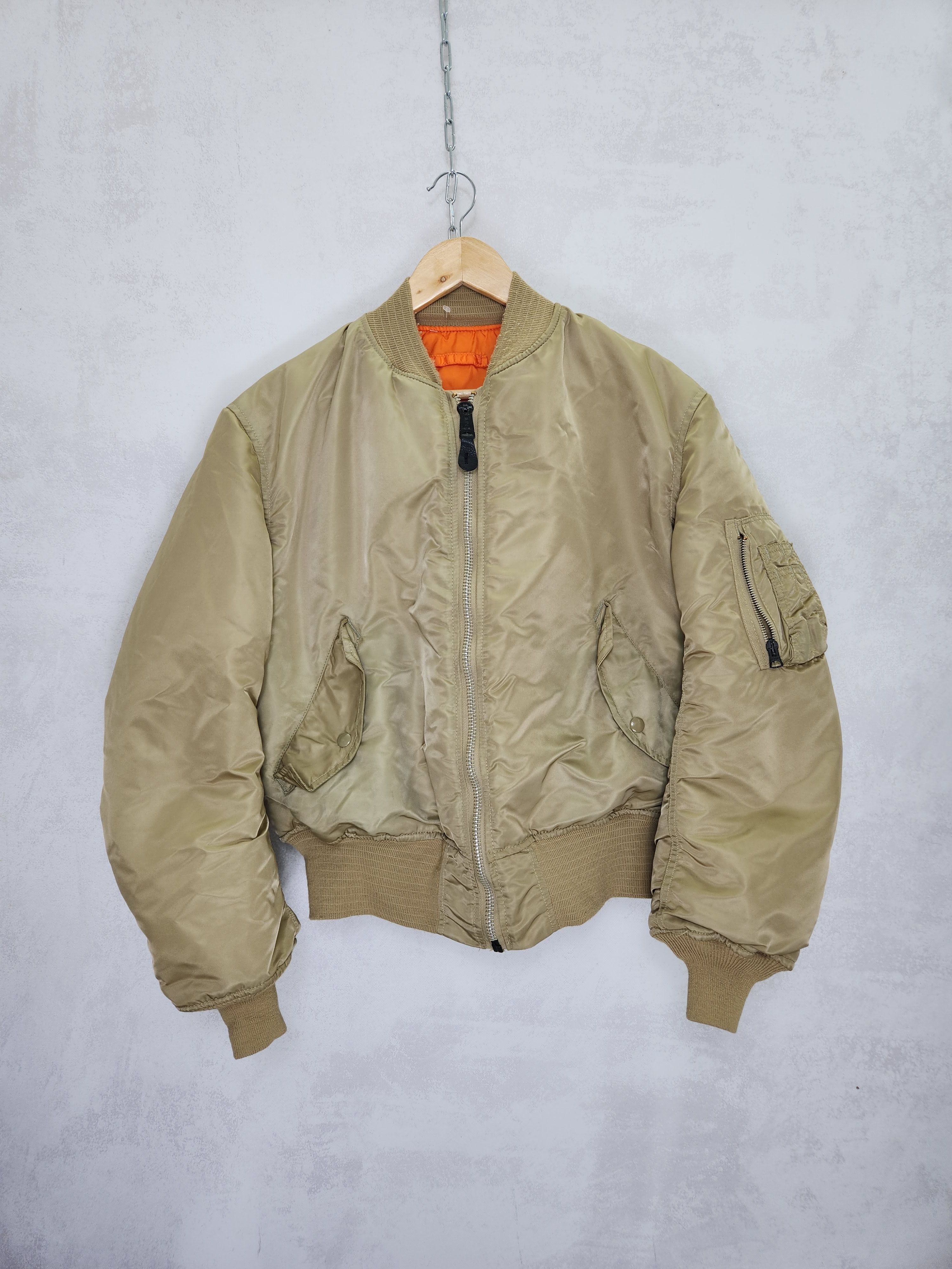 Alpha Industries × Vintage RARE Vintage Alpha Industries MA-1 bomber jacket | Grailed