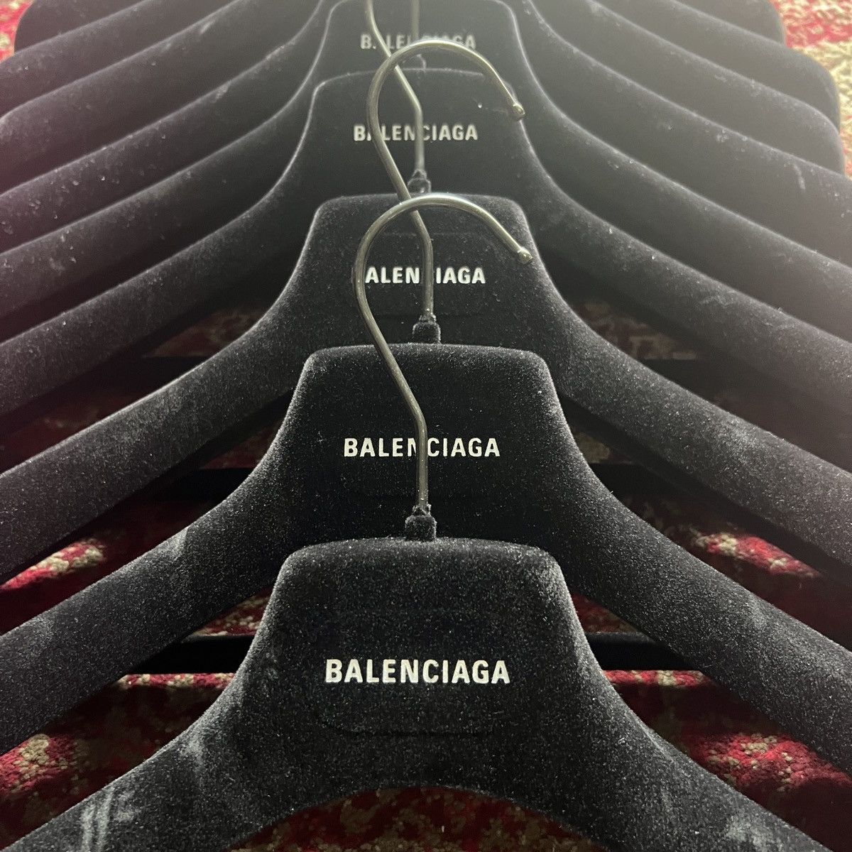 Balenciaga Balenciaga Velour Hangers 14 Pieces | Grailed
