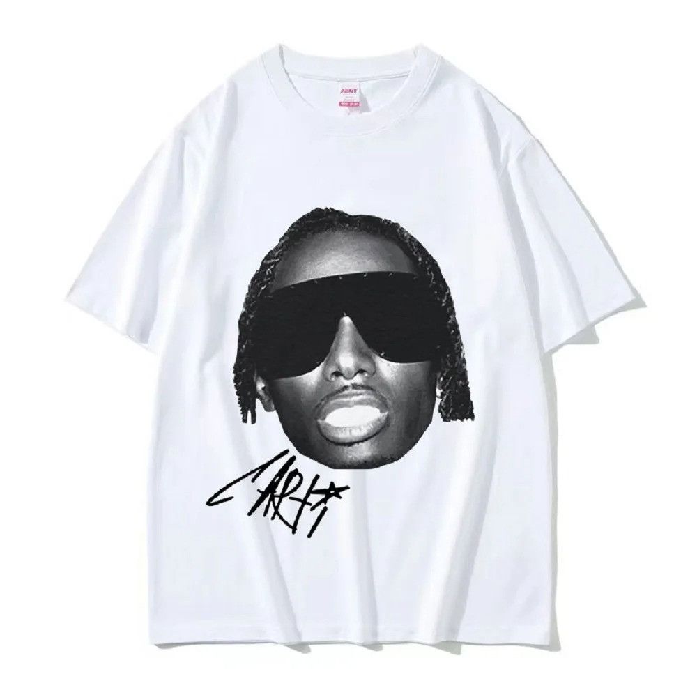 Vintage Playboi Carti Face Design T-Shirt | Grailed