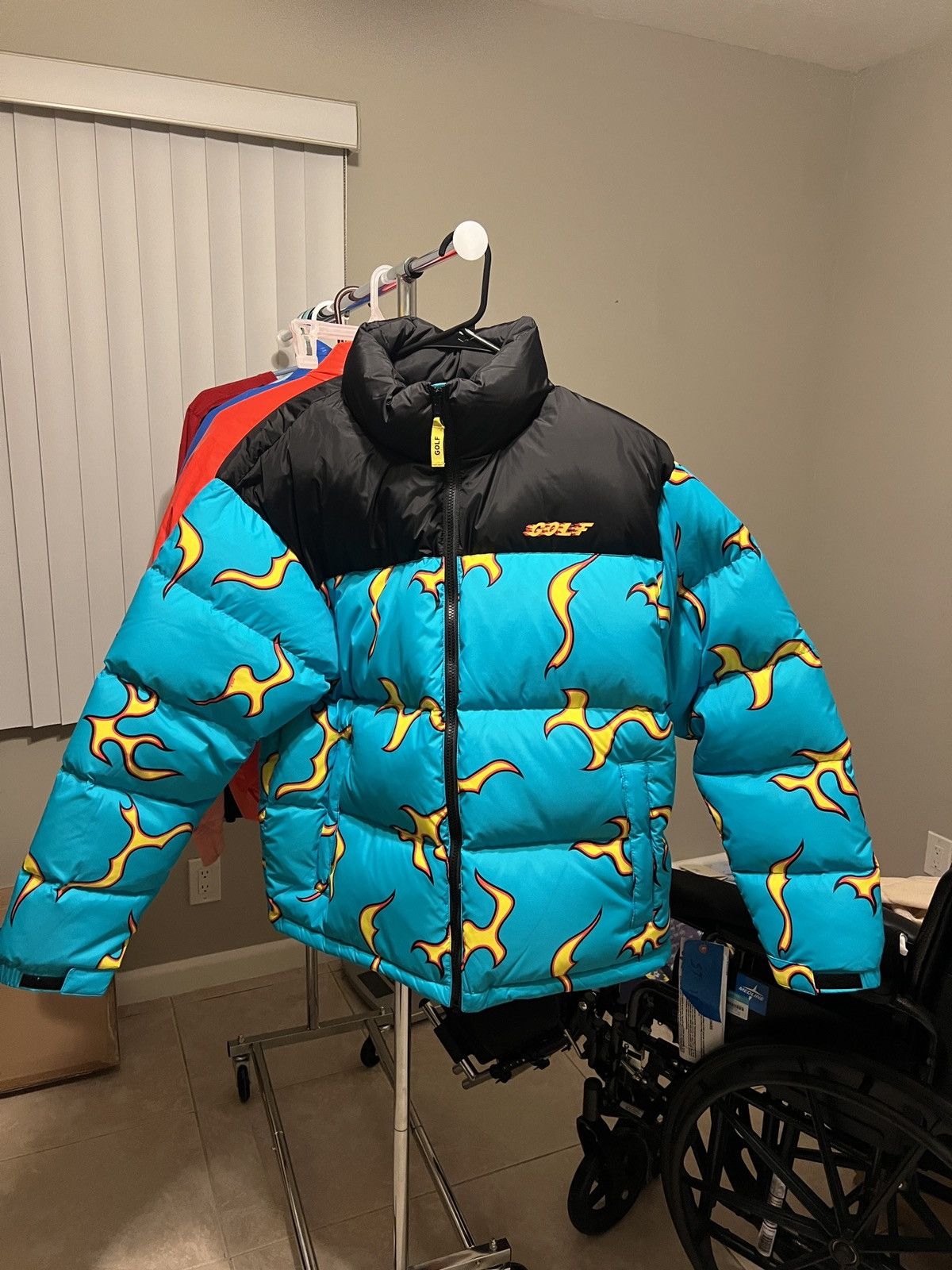 Golf Wang × Tyler The Creator Golf Wang Tyler the Creator Flames Bomber ...