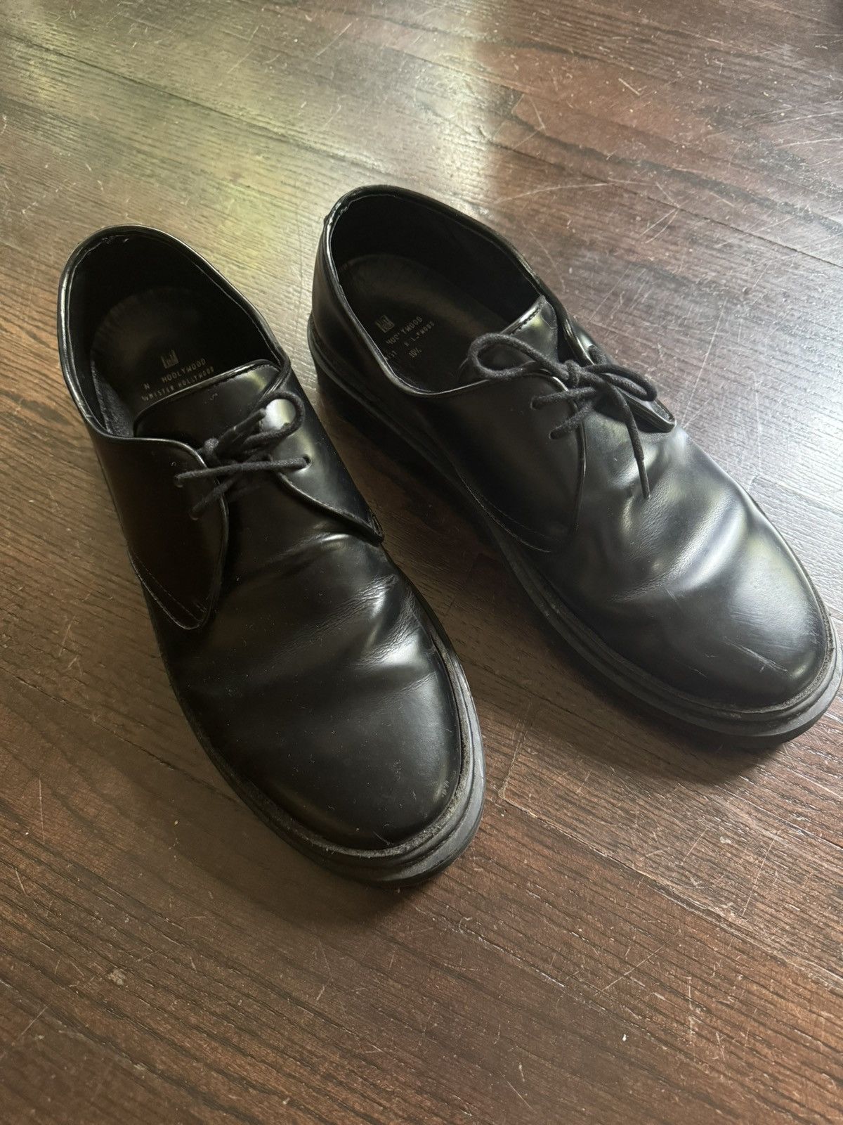N.Hoolywood Postman style leather shoes | Grailed