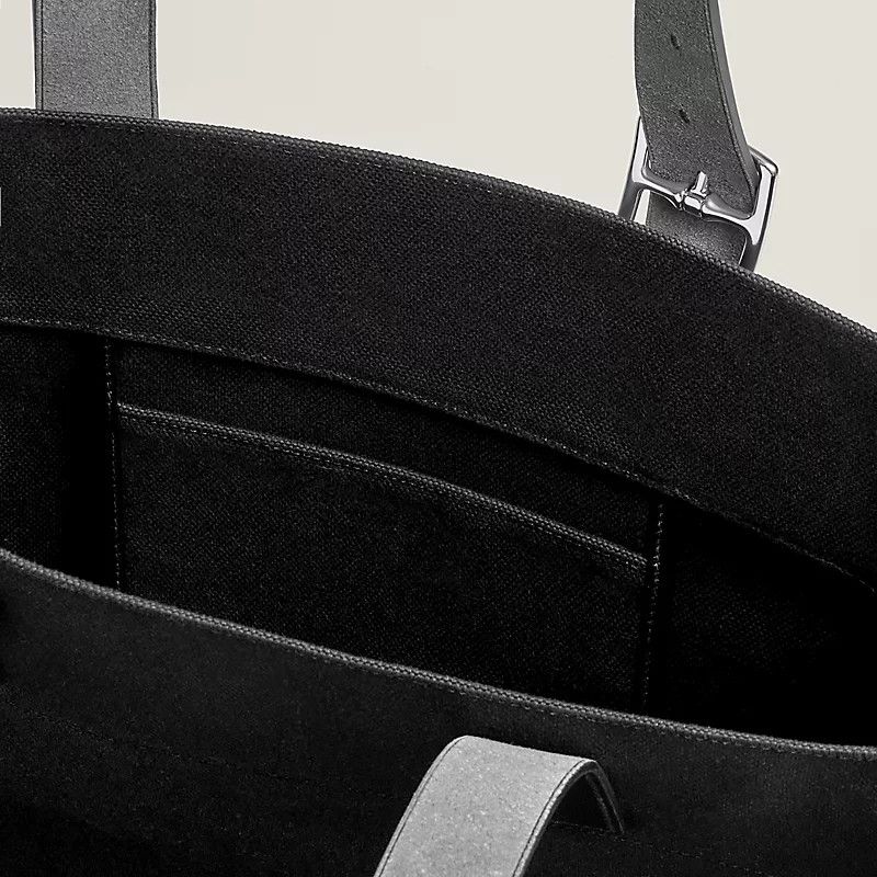 Hermes HERMES TOTE BAG LEATHER MONOGRAM H LOGO WOOL H062304CKAO | Grailed