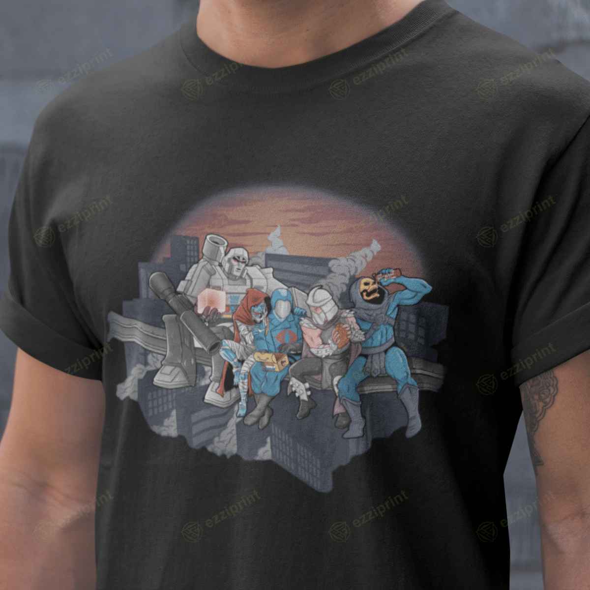 The Unbranded Brand VILLAINS ATOP A SKYSCRAPER 80S VILLAINS CHARACTERS ...