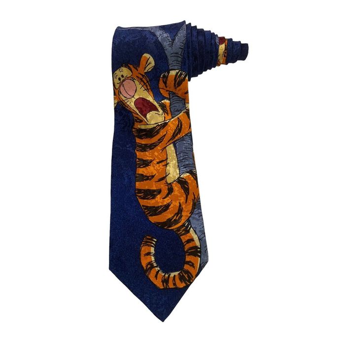 Disney The Disney Store Winnie The Pooh Tigger Tree Rare Necktie | Grailed