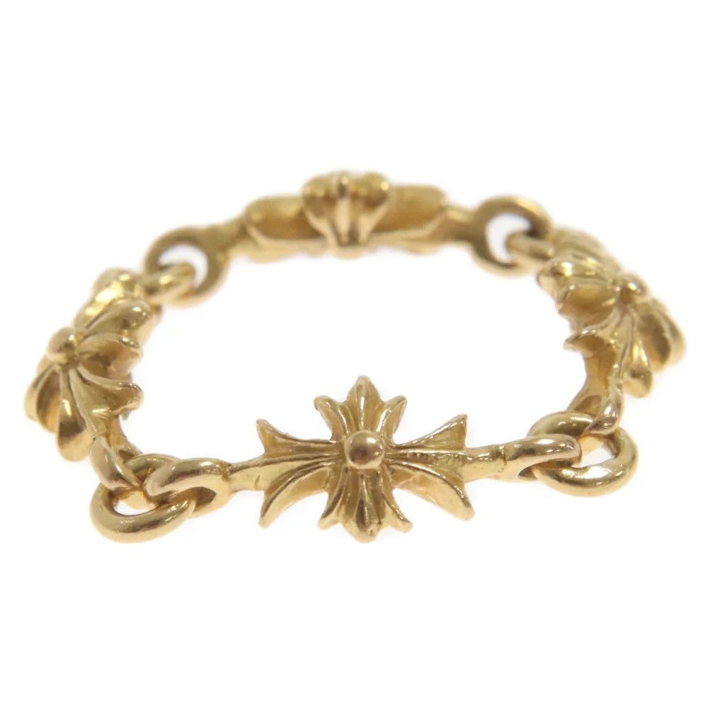 Chrome Hearts Tiny E Gold Ring Size 6.5 Jewelry Watches exxis group