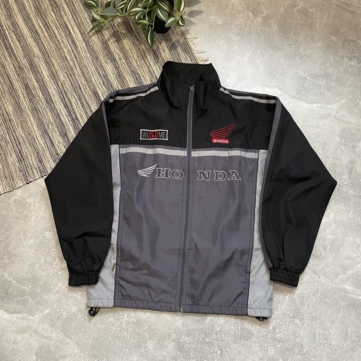 Honda × Racing × Streetwear HONDA RACING MOTO JACKET F1 nascar bomber ...