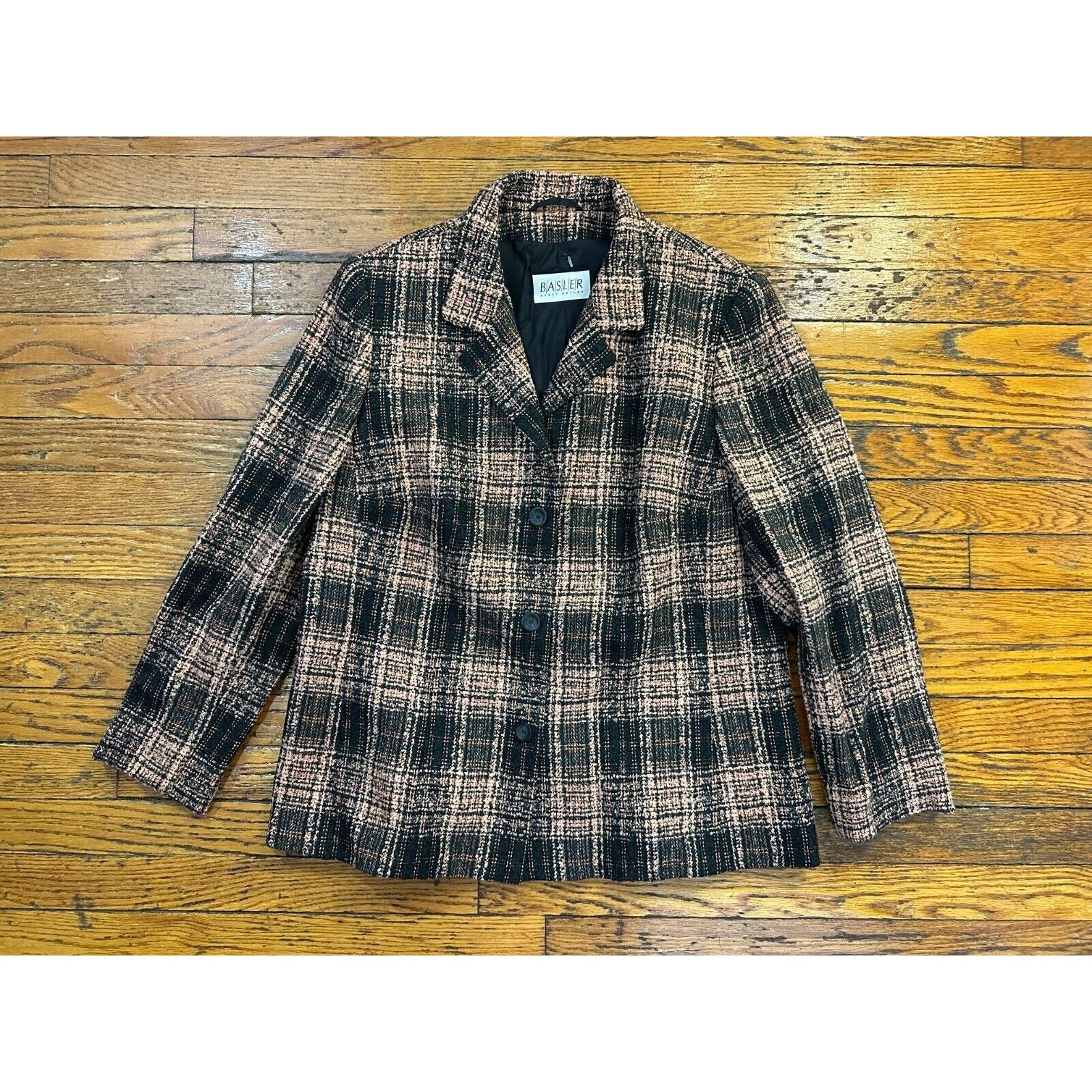 Vintage Basler Blazer wool blend Jacket Womens 3 Button Closure Line ...