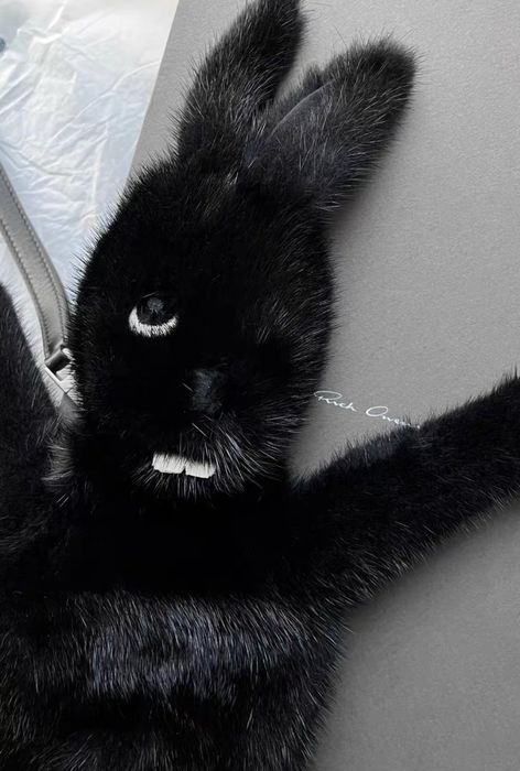 Rick Owens Rick Owens Mink Hair Rabbit Pack Bunny Bag | Grailed
