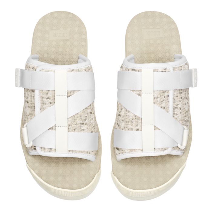 Dior Dior Alpha Sandal Oblique White | Grailed