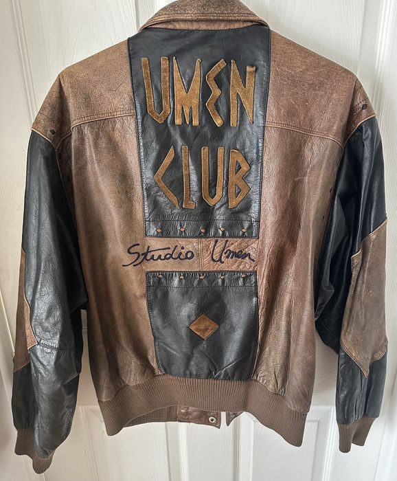 Vintage Vintage 90s Studio Umen Leather Jacket RARE | Grailed