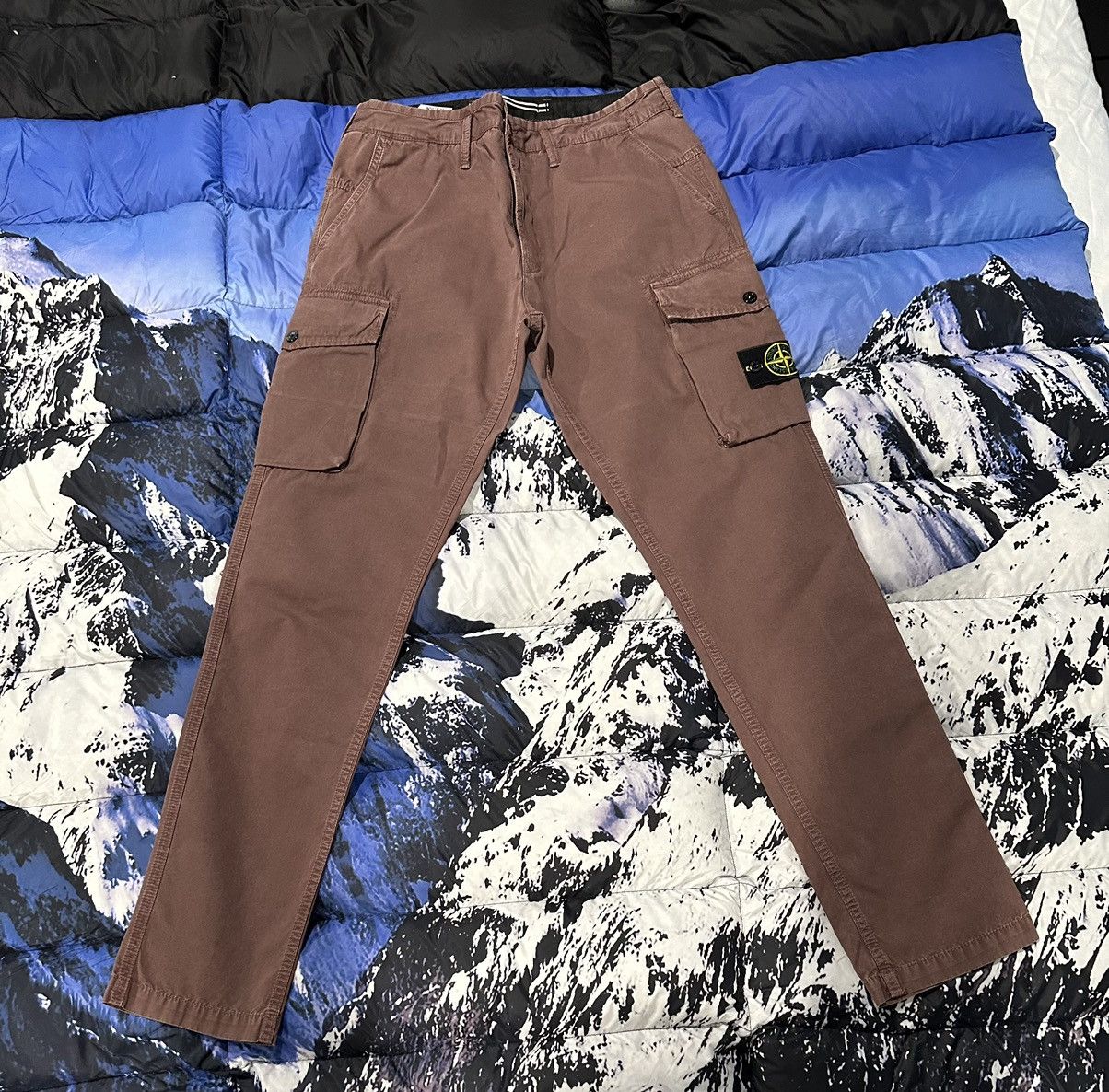 Stone Island Stone Island rust color cargo pants | Grailed
