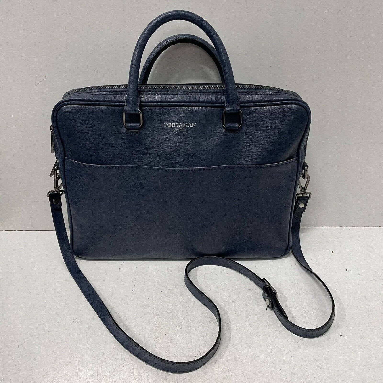 Vera Pelle Persaman New York Vera Pelle Italian Leather Messenger Blue ... Vera Pelle Persaman New York Vera Pelle Italian Leather Messenger Blue ...