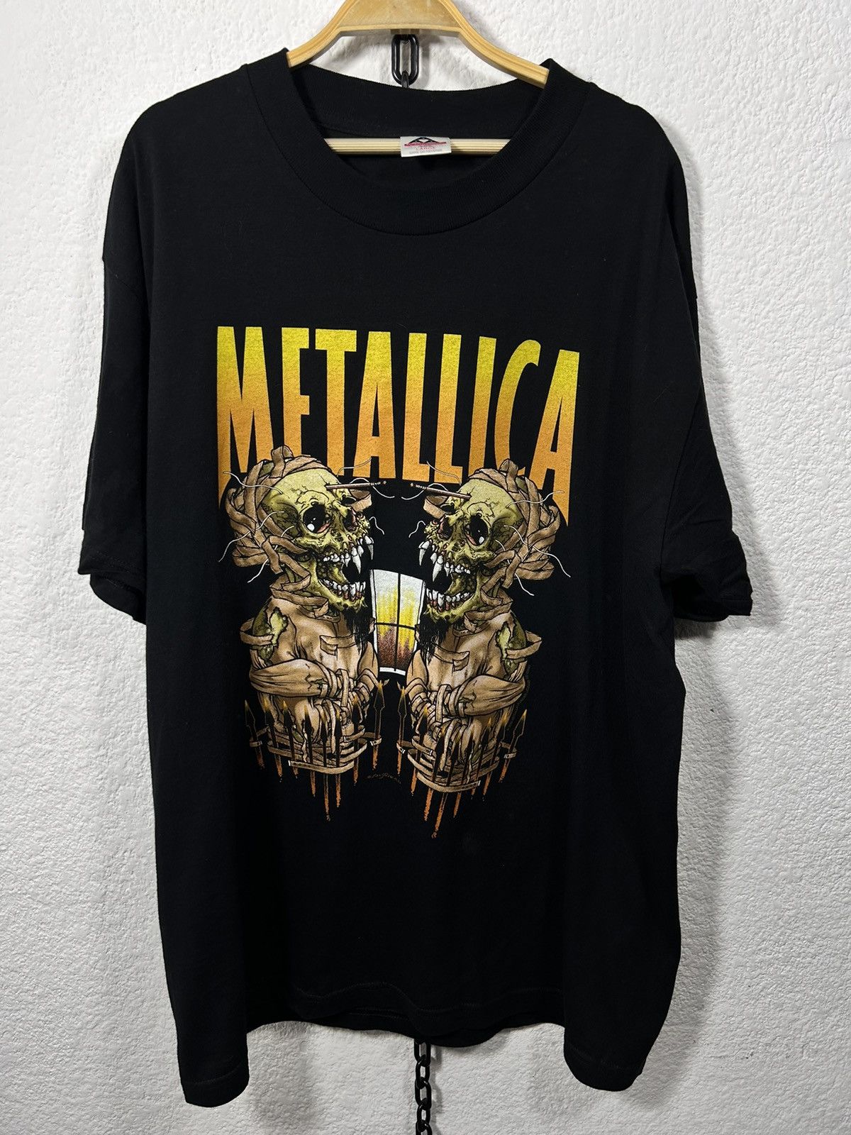 Band Tees Metallica Vintage Metallica Pushead Tour 2000 Vintage