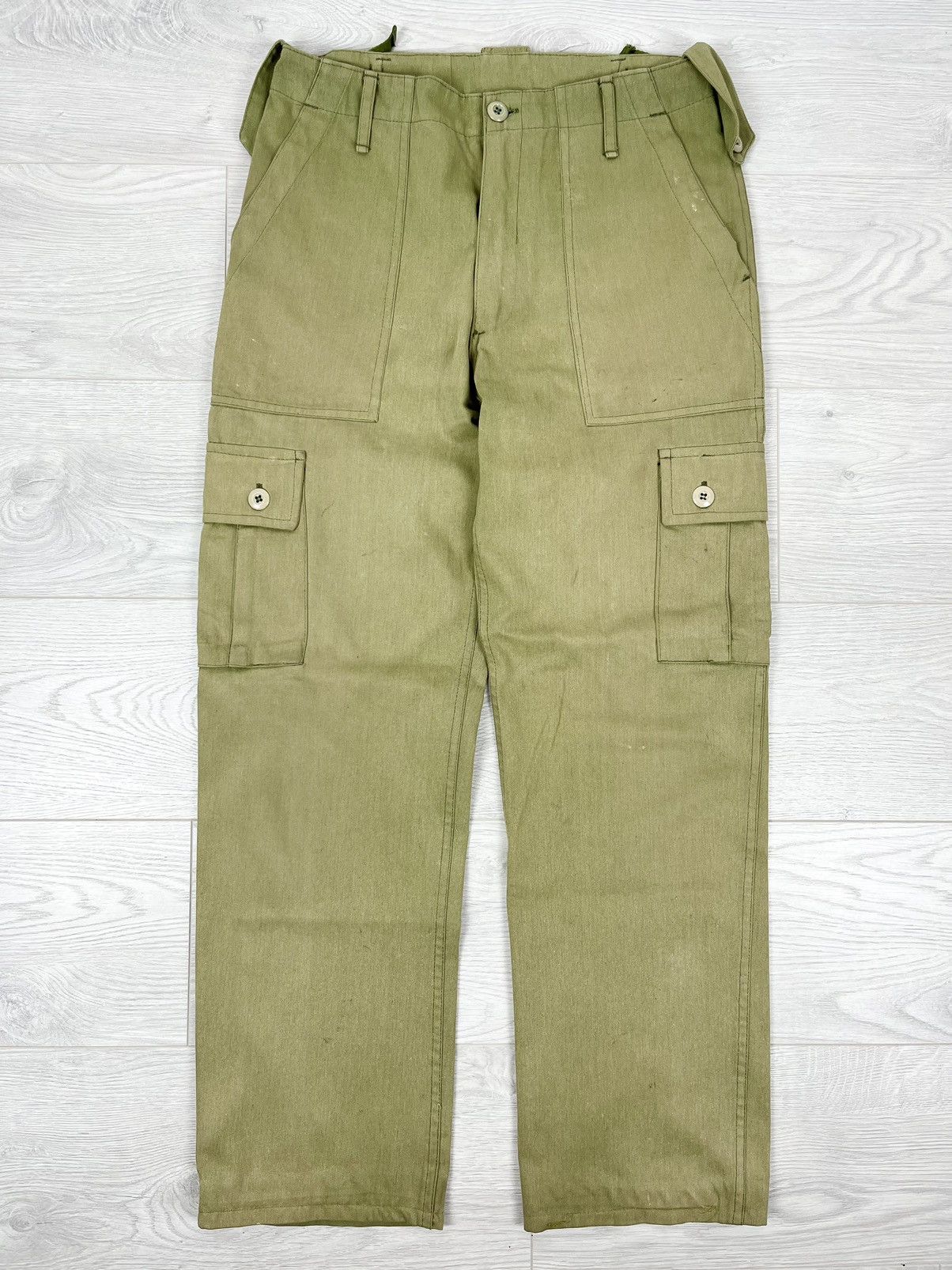 Vintage US Army Vintage 80s Military Faded Cargo Pants | Grailed