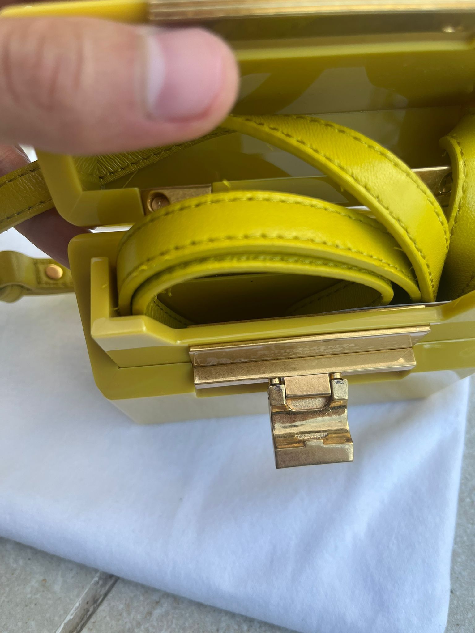 Bottega Veneta Daisy Acetate Bag in Mirabelle - Gold | Grailed