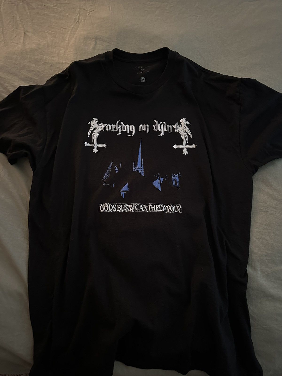 Sad Boys Sbe Merch Working on Dying Mayhem T-Shirt | Grailed