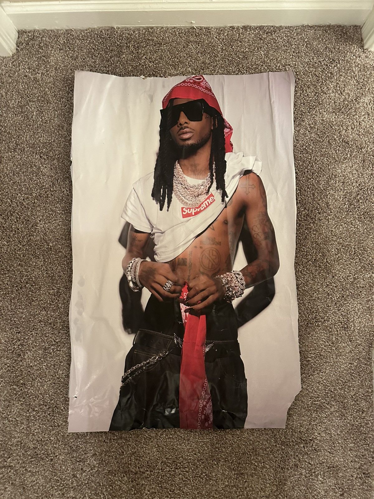 Supreme Playboi Carti Original Supreme FW25 Poster | Grailed