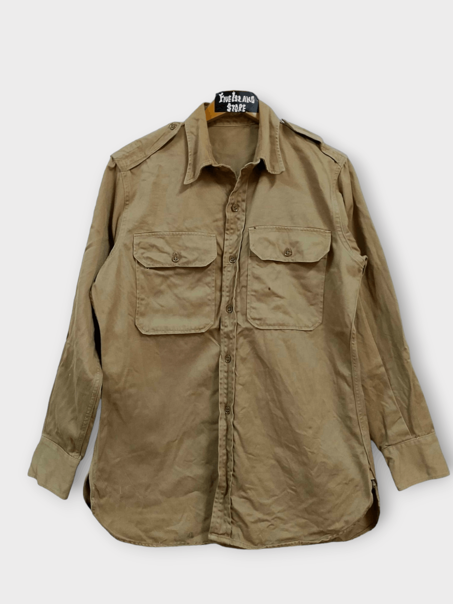 Vintage Vintage 50s Us Army Khakis Shirt WW2 | Grailed