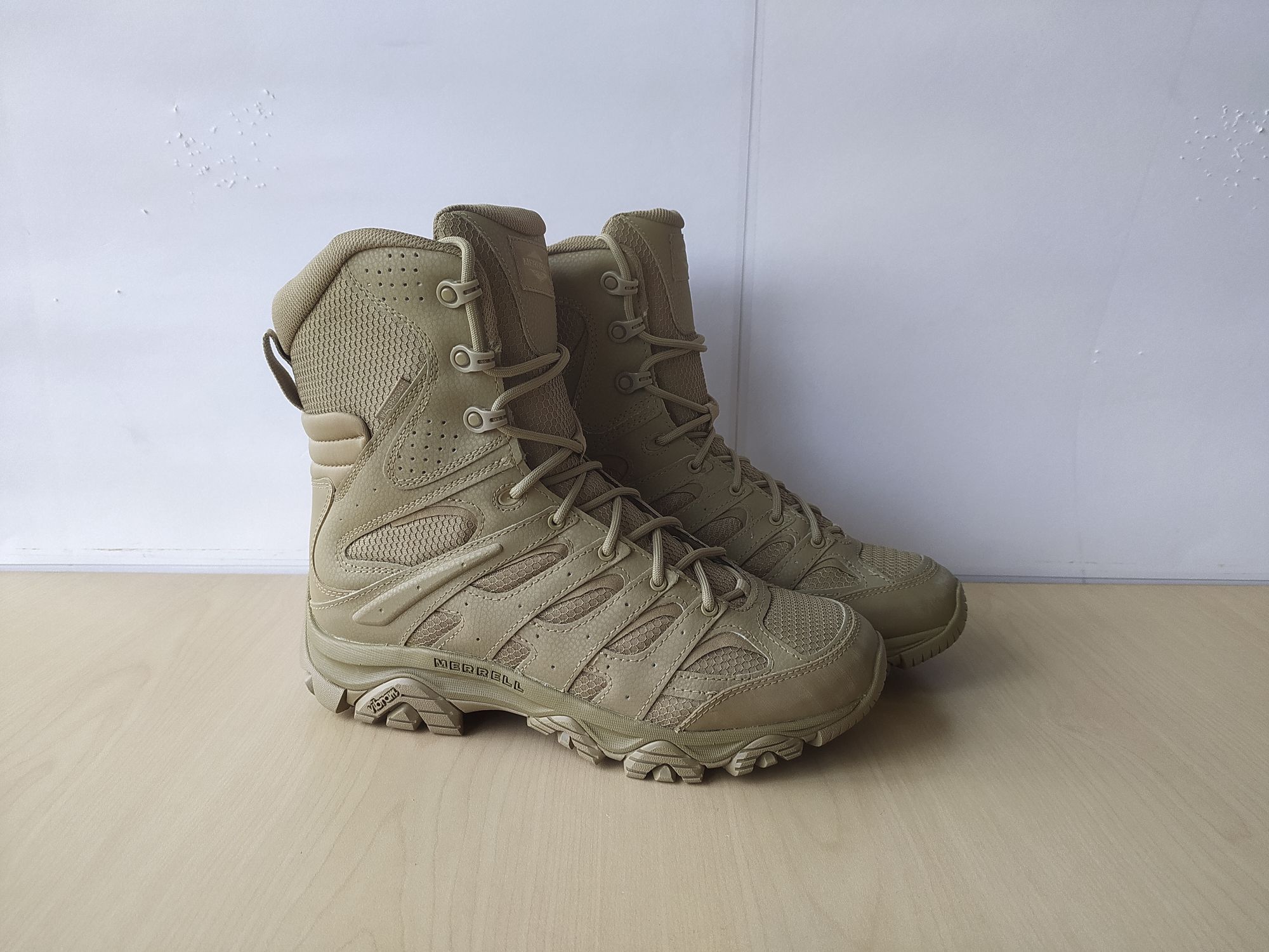 Merrell MERRELL Moab 3 8" Coyote Tactical Waterproof Boots (J004107 ...