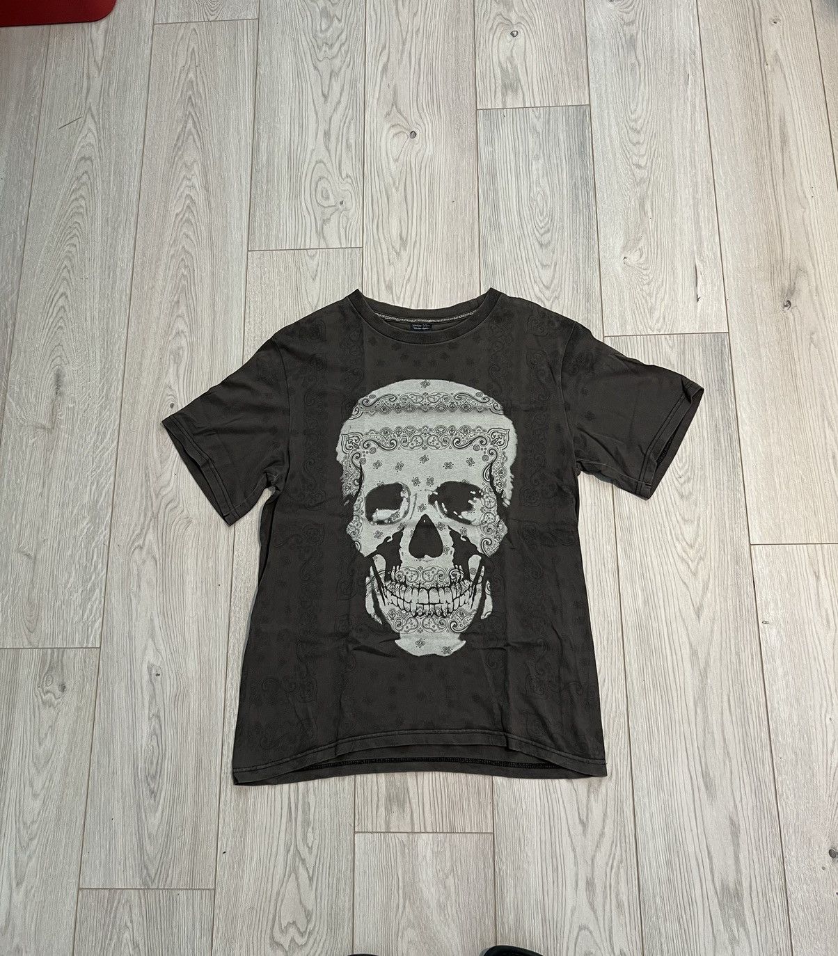 Number (N)ine Number Nine Bandana Skull T-Shirt | Grailed