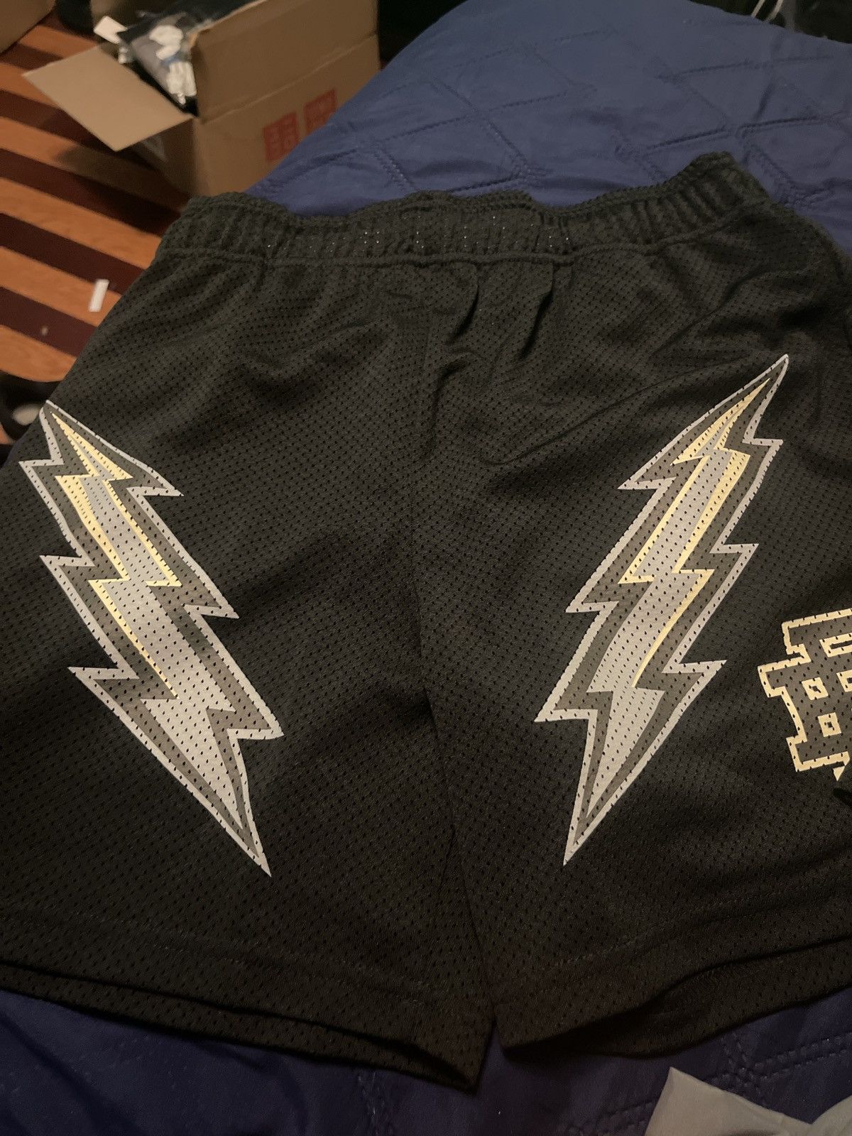 Eric Emanuel Eric Emanuel black lightning bolt | Grailed