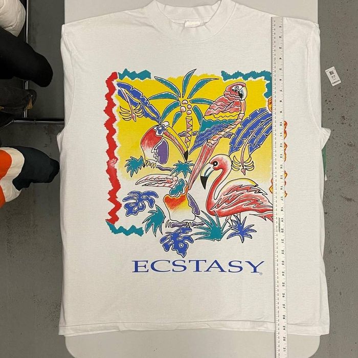 Vintage Vintage 1990s ecstasy flamingo graphic | Grailed