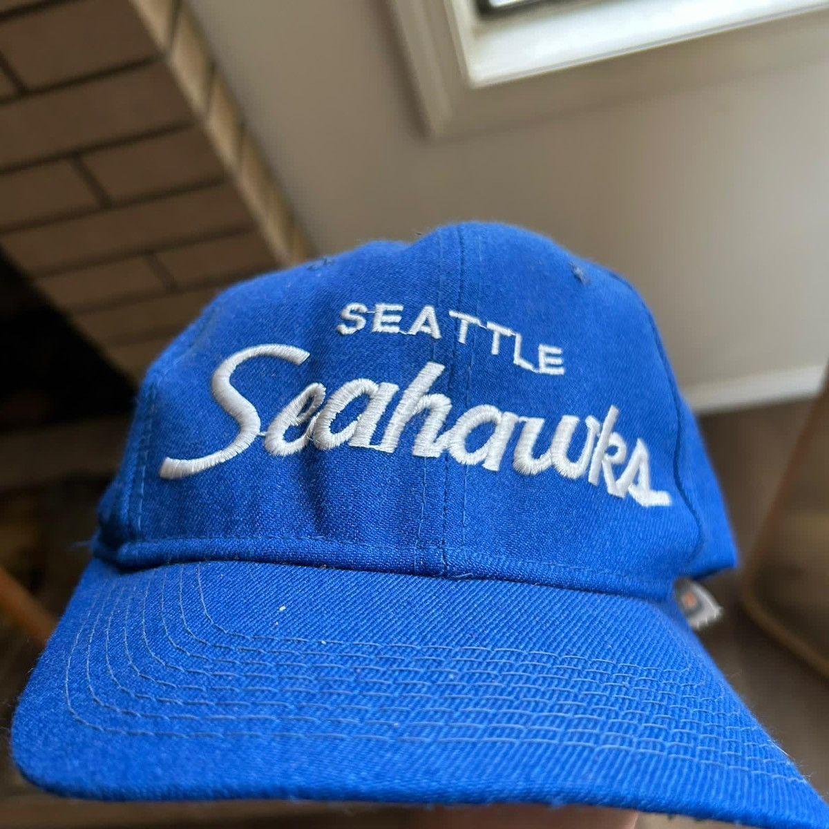 Vintage Seattle Seahawks 80s script hat | Grailed