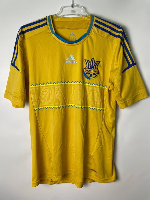 Adidas UKRAINE TEAM EURO 2012/2013 HOME FOOTBALL SHIRT JERSEY | Grailed