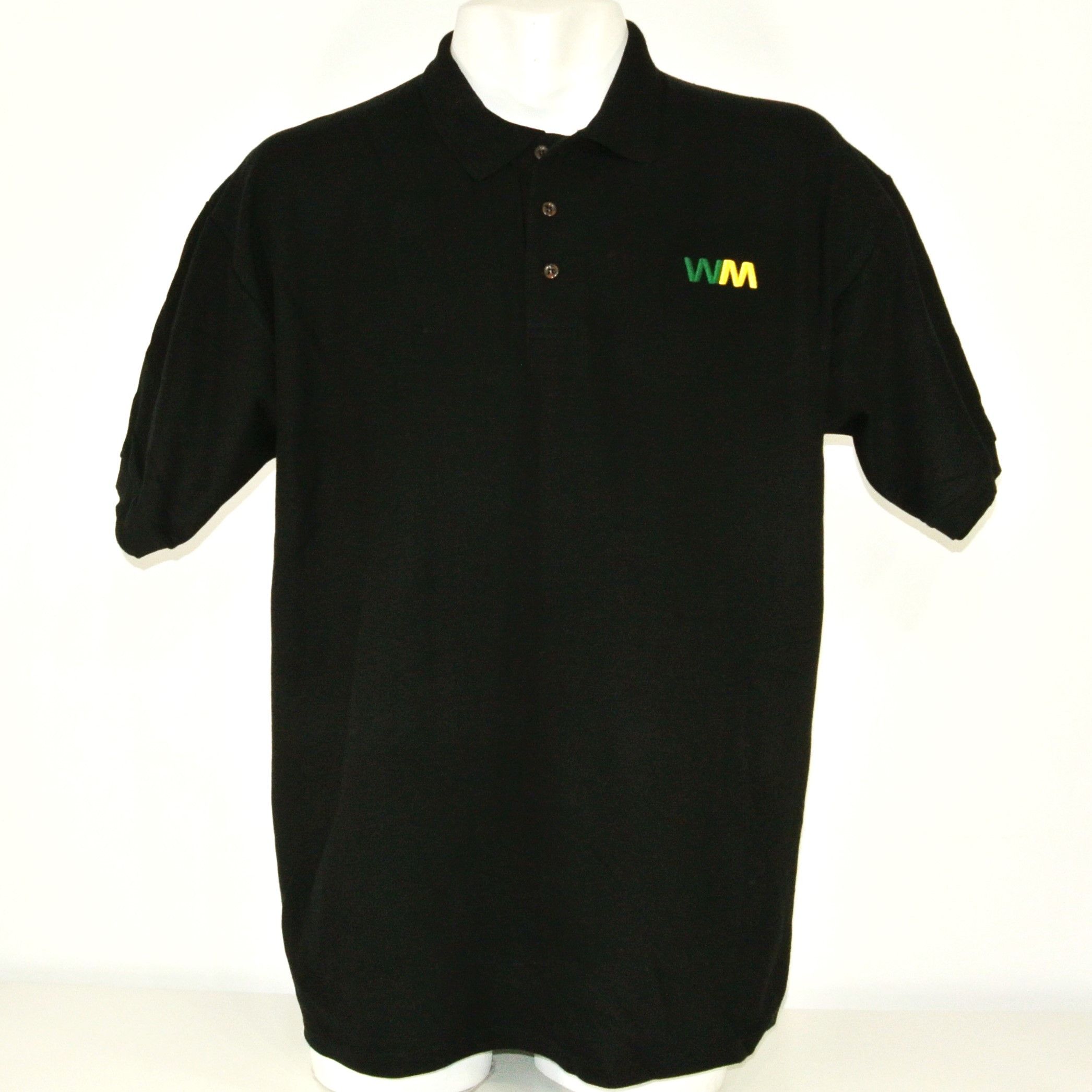 Mando WASTE MANAGEMENT Employee Uniform Black Polo Shirt | Grailed