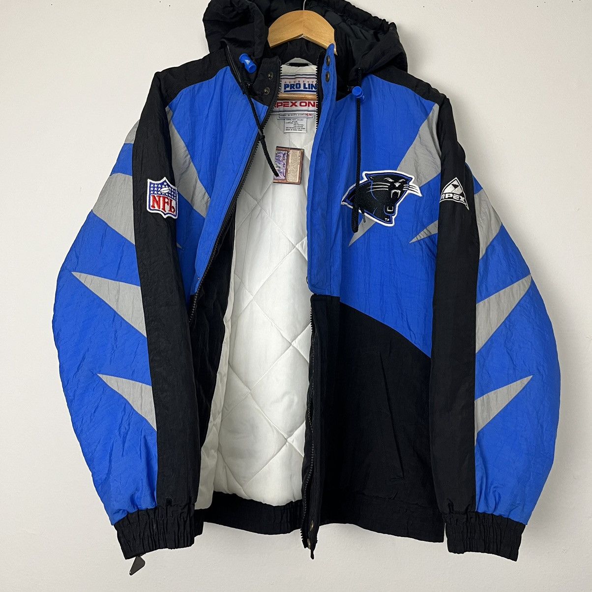 Vintage Vintage NFL Panthers Apex One Puffer Jacket 90’s | Grailed
