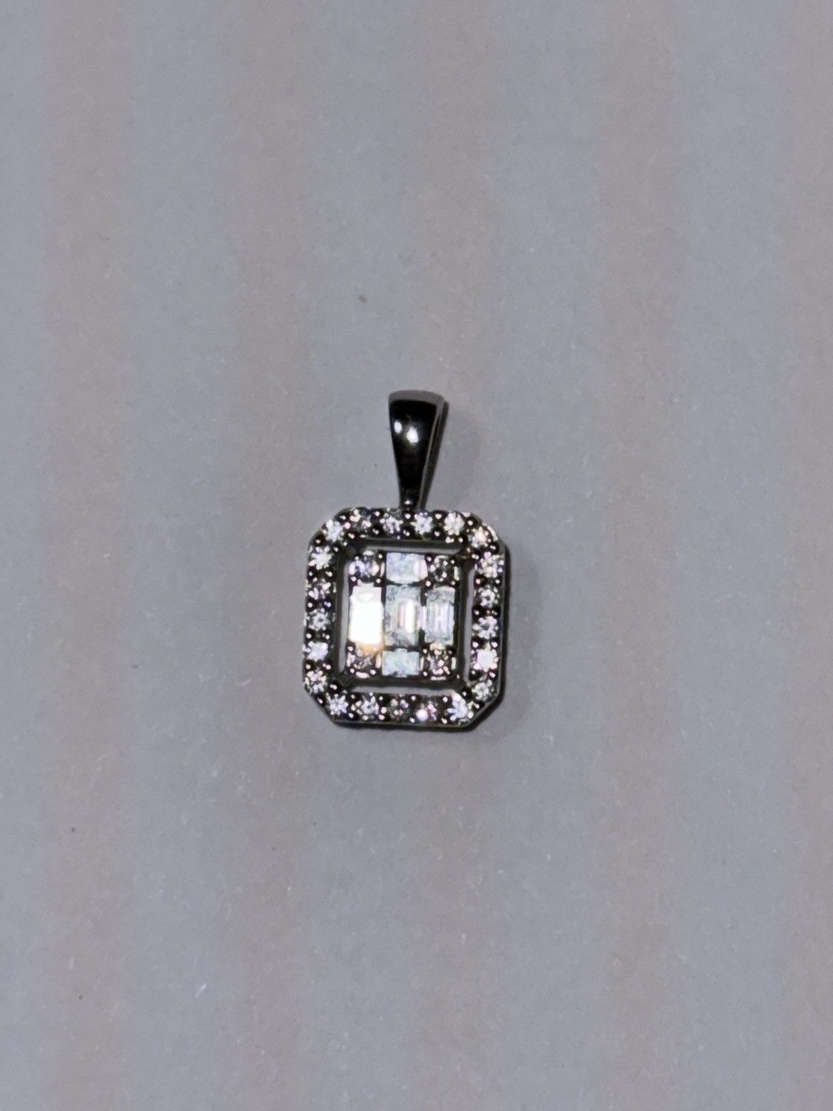 Custom Diamond Pendant - 18k White Gold | Grailed