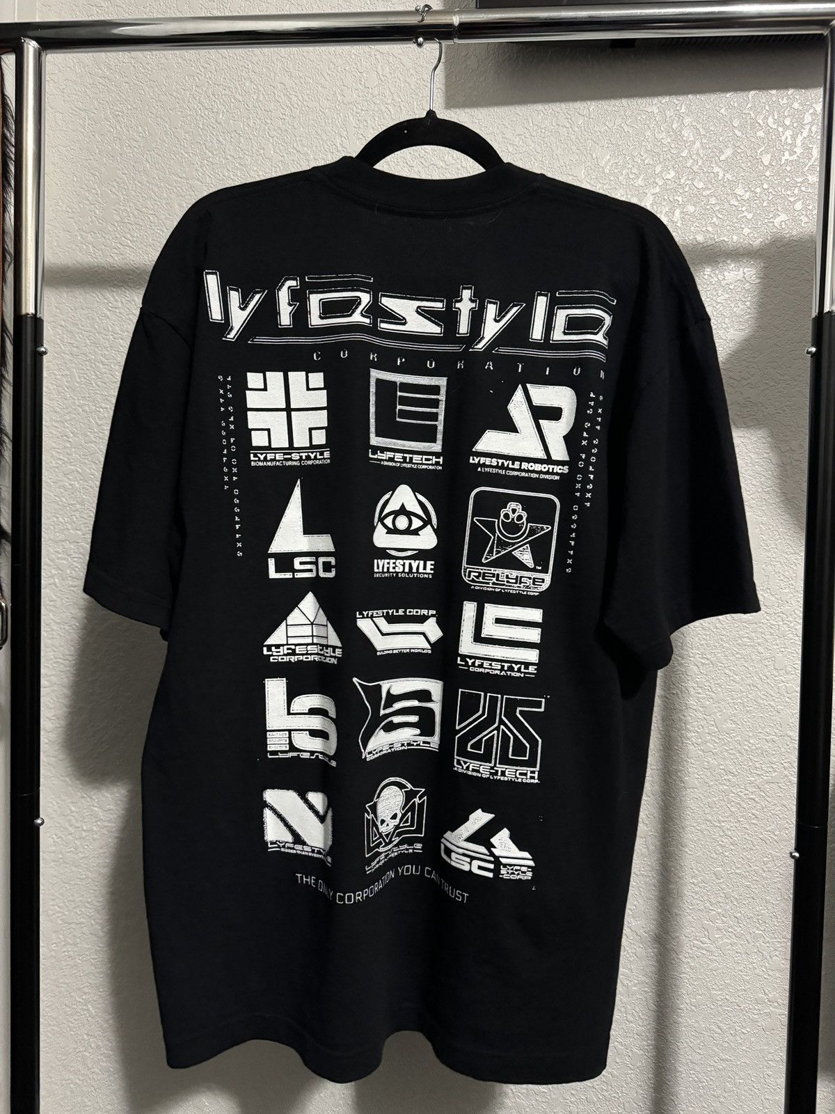 Good Music Merchandise Yeat 2093 Corporation Black Tee | Grailed