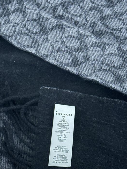 Coach Coach signature wool scarf | Grailed
