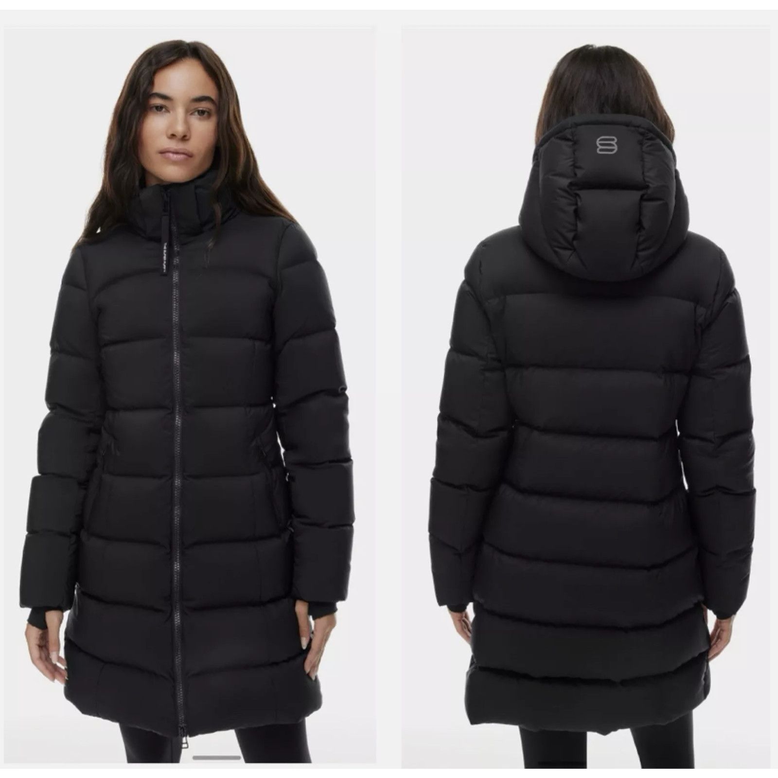 Aritzia Aritzia The SuperSnug Puff™ Mid Goose Down Jacket Black XXS ...