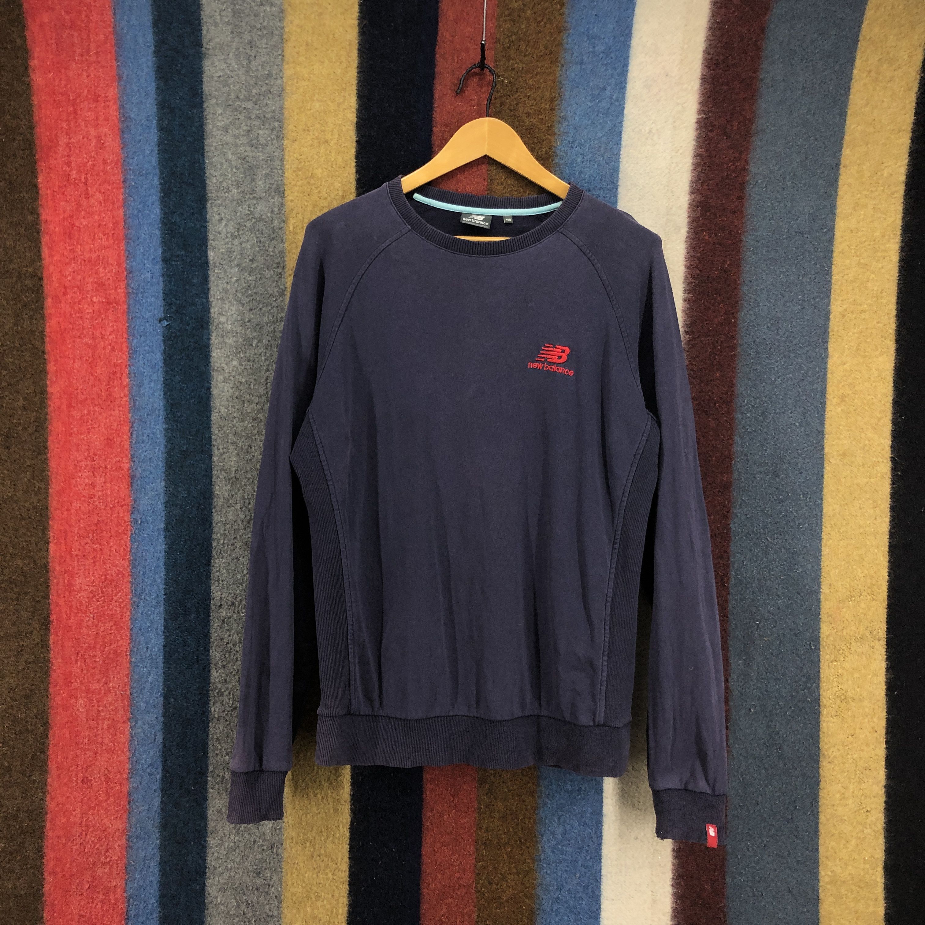 New Balance NEW BALANCE Crew Neck Distress Sweatshirt #0686/AD | Grailed