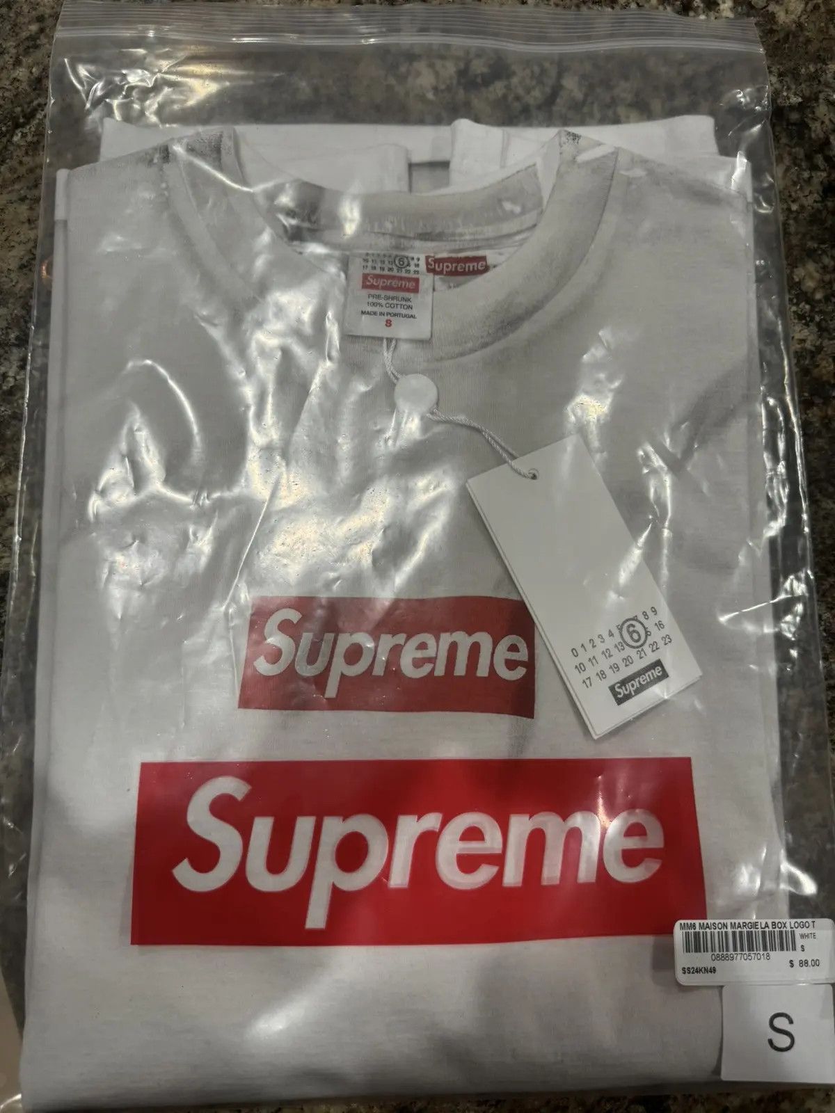 Maison Margiela × Supreme Supreme Maison Margiela Box Logo T-shirt ...