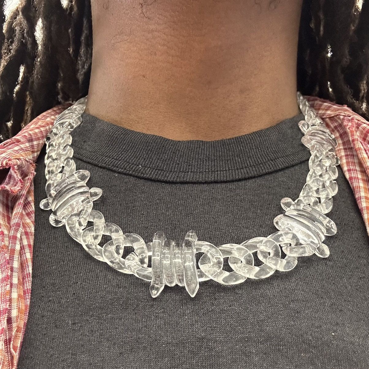 Archival Clothing × Streetwear × Vintage Y2K 2000s translucent clear ...