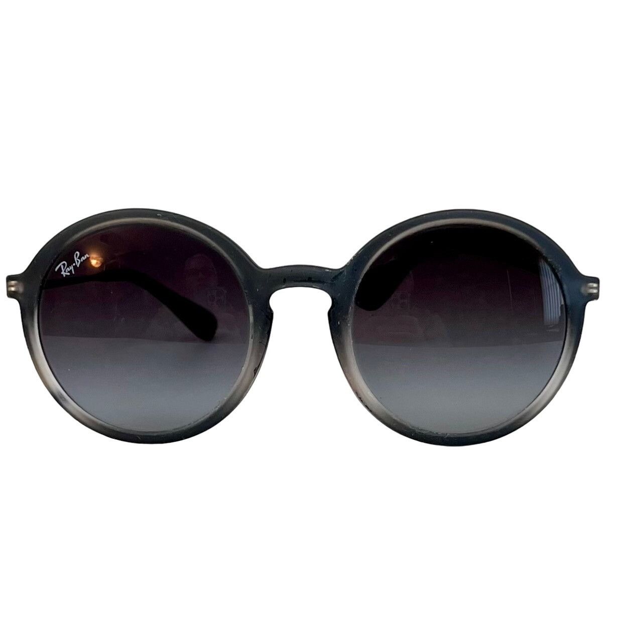 RayBan Ray Ban Sunglasses RB4222 Phantos Round Matte Black GUC | Grailed
