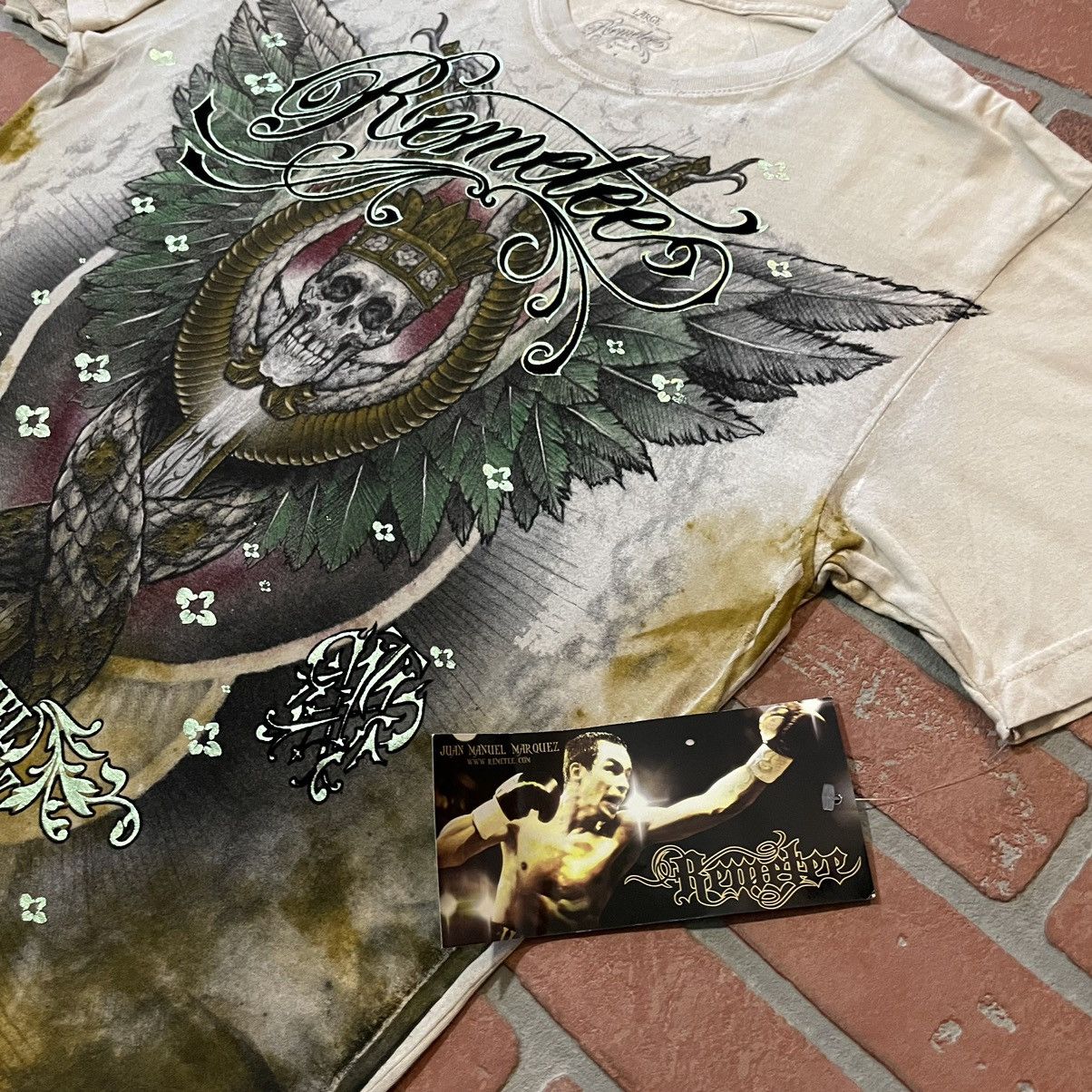 Affliction × Streetwear × Vintage Remetee Y2K All Over Print Shirt Men ...