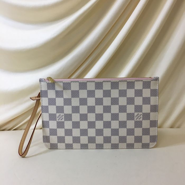 Louis Vuitton Louis Vuitton Azur Neverfull Pochette Pink Interior Sku ...