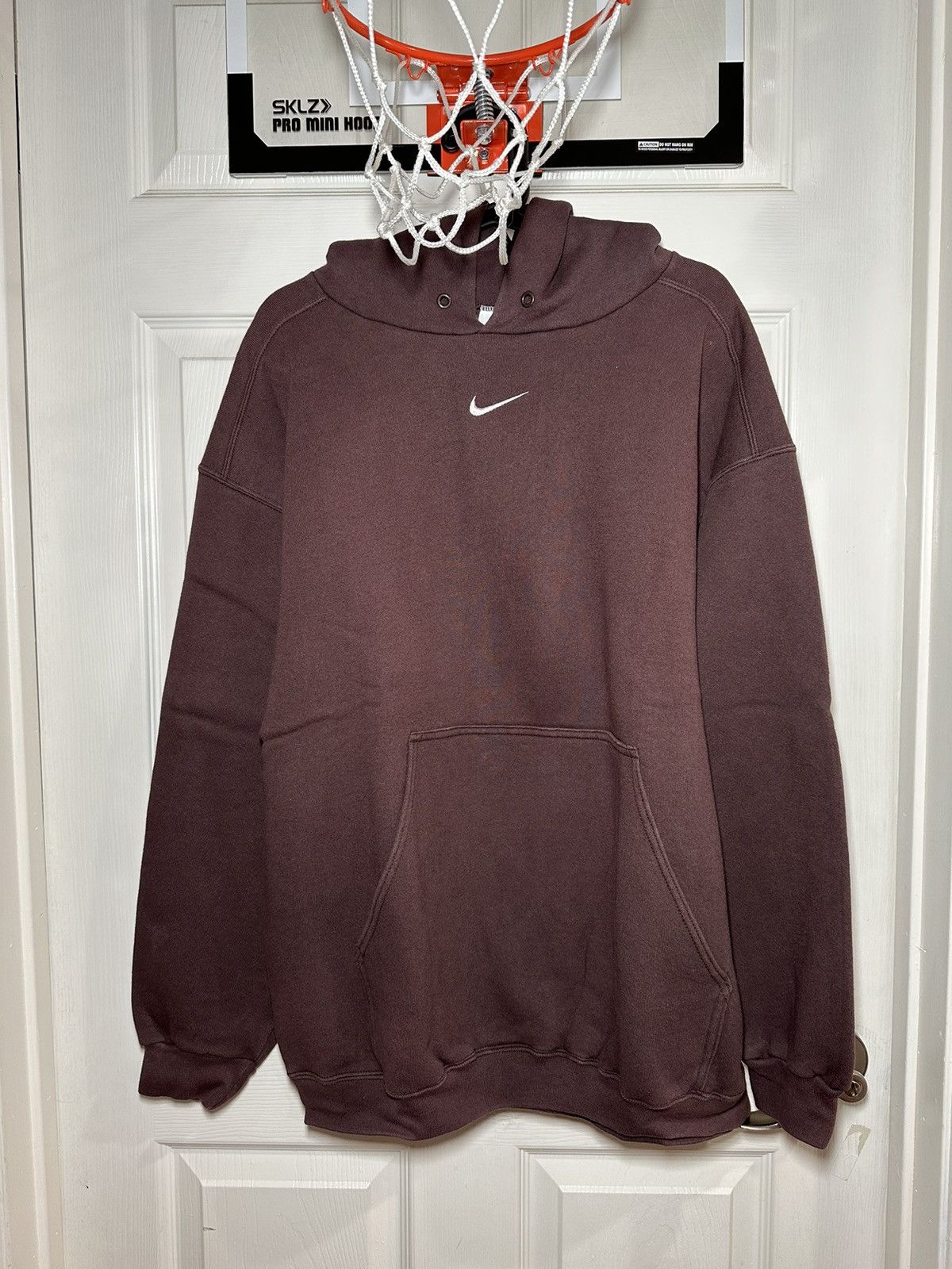 Nike × Vintage Vintage 90s Nike Chocolate Brown Center Swoosh | Grailed