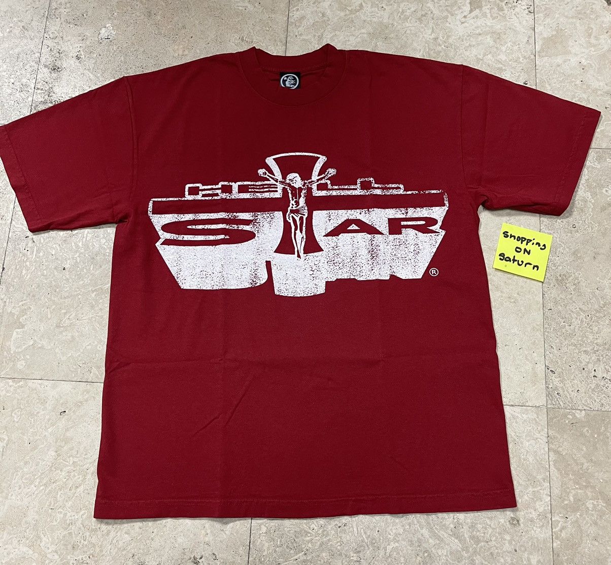 HELLSTAR HellStar Red Jesus Emblem | Grailed