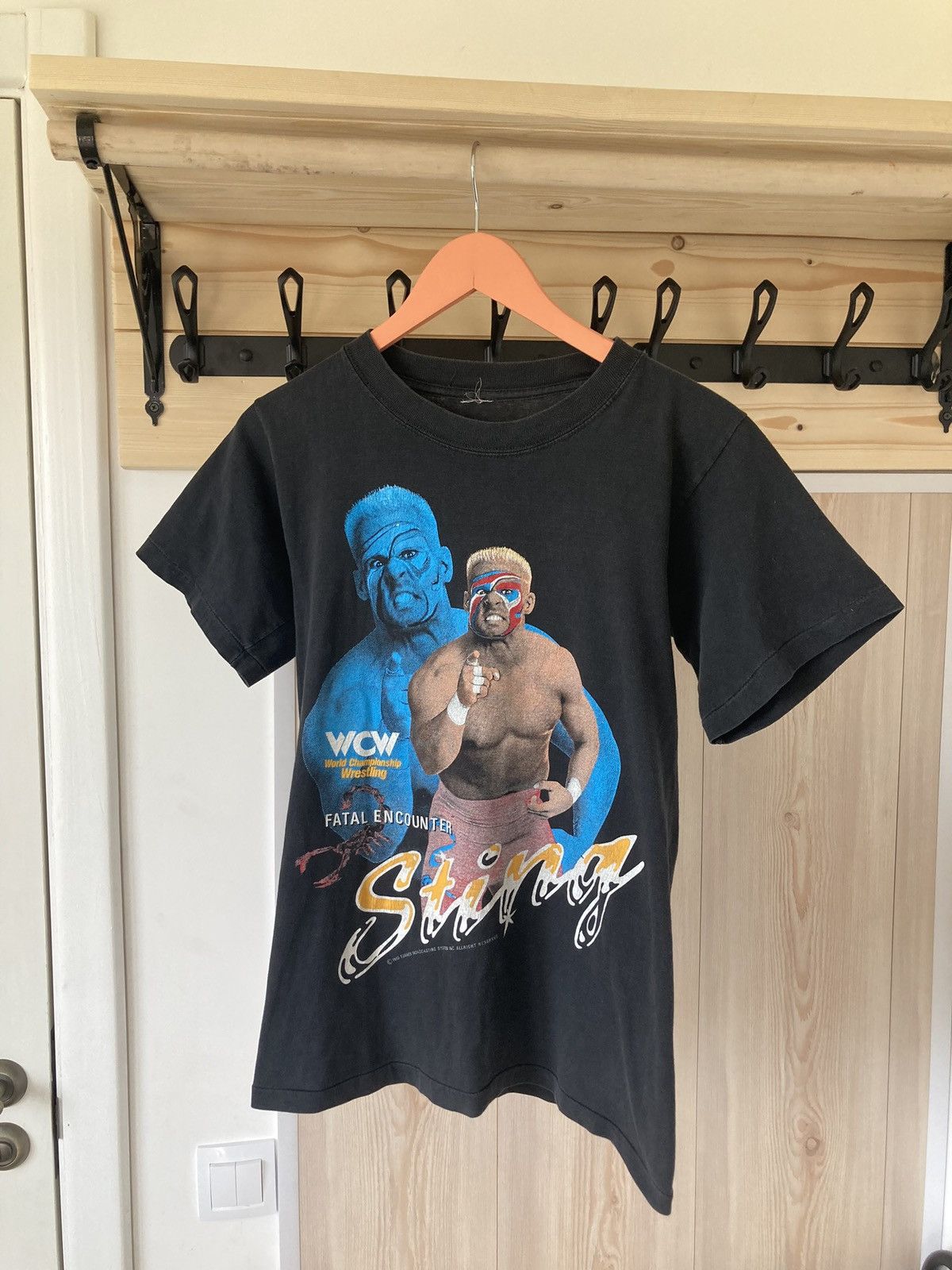 Vintage Vintage 1993 WCW Rare Sting T-Shirt | Grailed