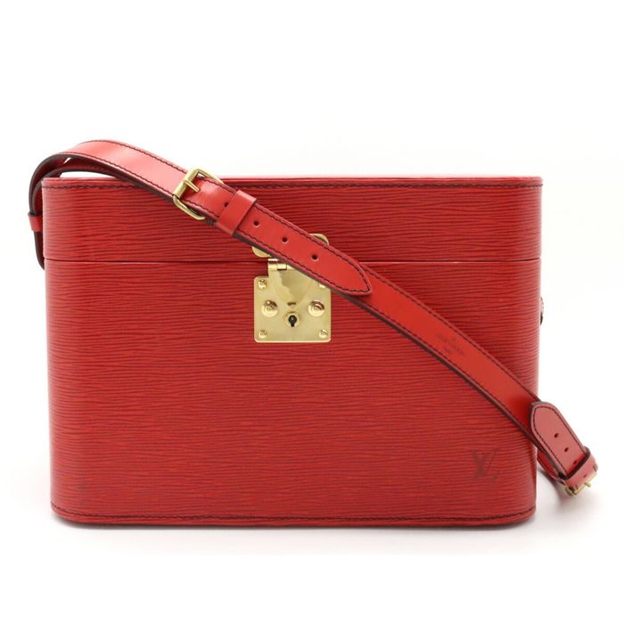 Louis Vuitton Louis Vuitton Epi Vanity Shoulder Bag Box Makeup Multi ...